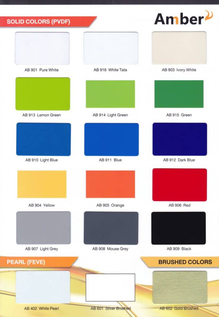 อลูมิเนียมคอมโพสิต Amber - GLOBAL GROUP