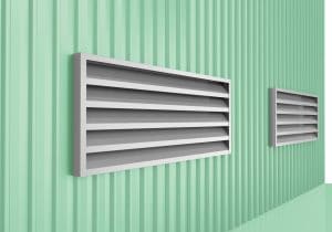 เกล็ดระบายอากาศเมทัลชีท Louver - GLOBAL GROUP